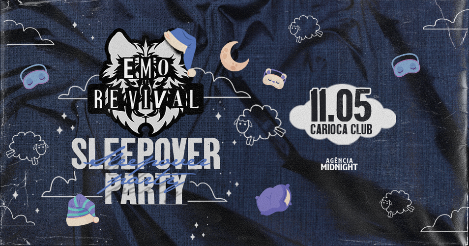 Emo Revival • FESTA DO PIJAMA • Sábado, 11/05/24 no Carioca Club em São ...